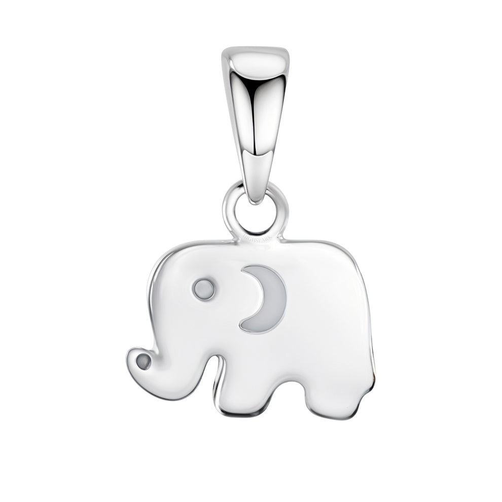 Lucky little Elephant Pendant With Chain in 925 Sterling Silver For ...